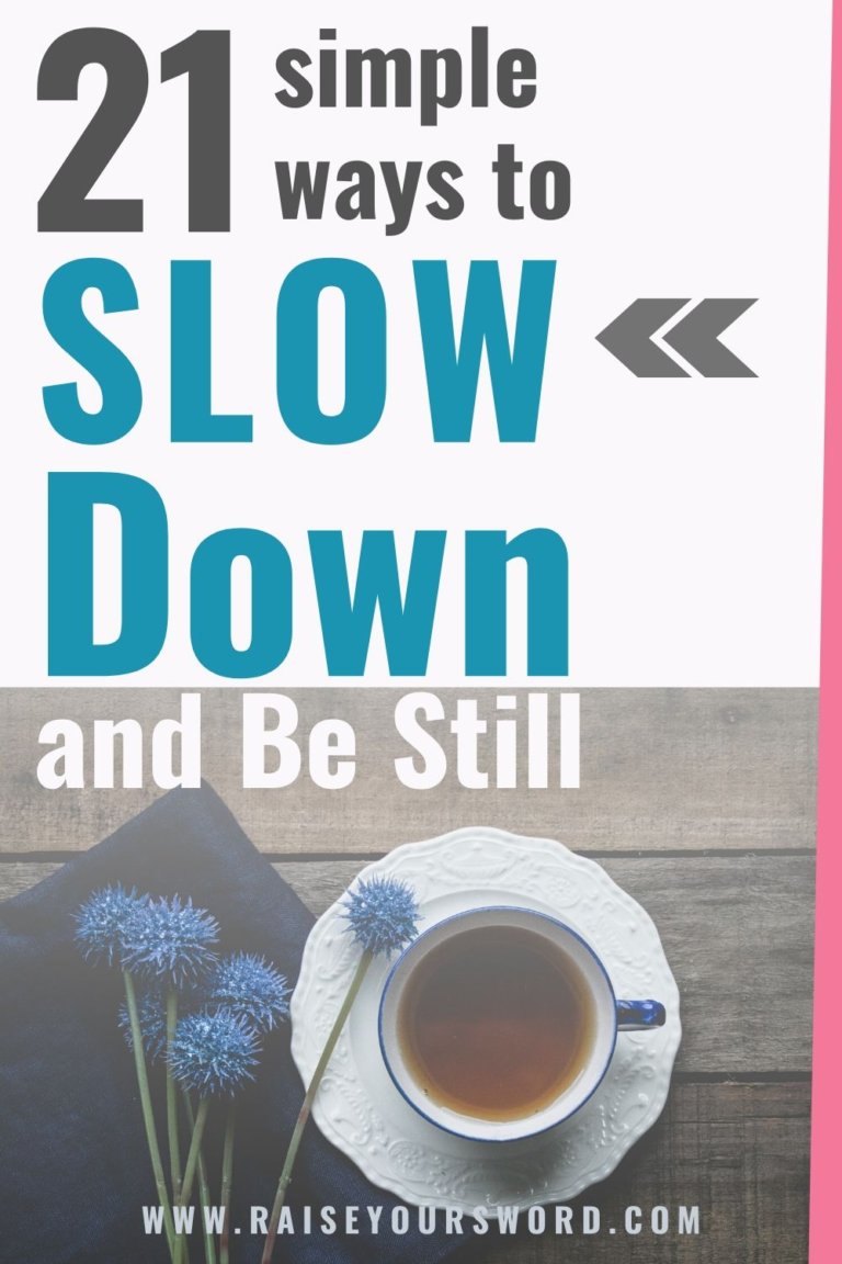 21 Simple Ways to Slow Down in a Busy World