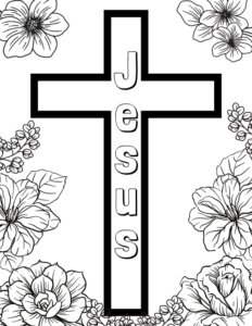 Free Christian Easter Coloring Pages