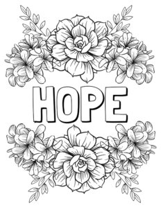Free Hope Coloring Pages To Encourage You